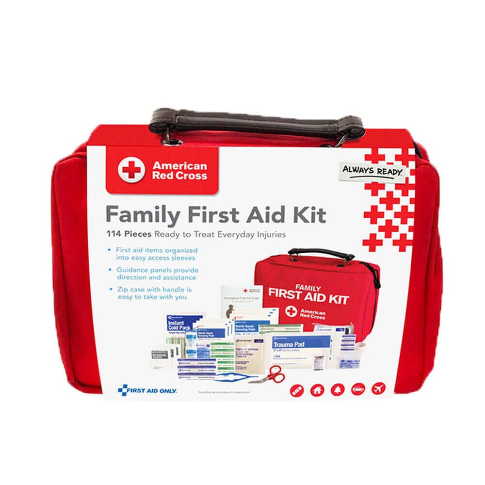 Deluxe Family First Aid Kit, Soft Case - (115 Pc) - Ready Rescuer